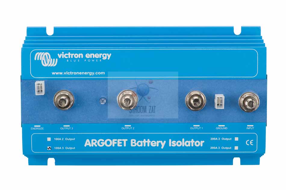 Victron Argofet 100A - 2 Accu's – Stroom Zat
